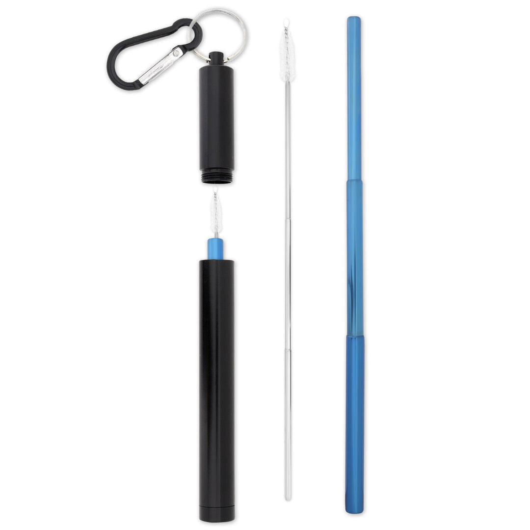 Telescopic Straw (Black) – Forked Again